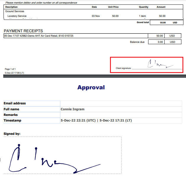 Electronic Signature Capture – FBO One