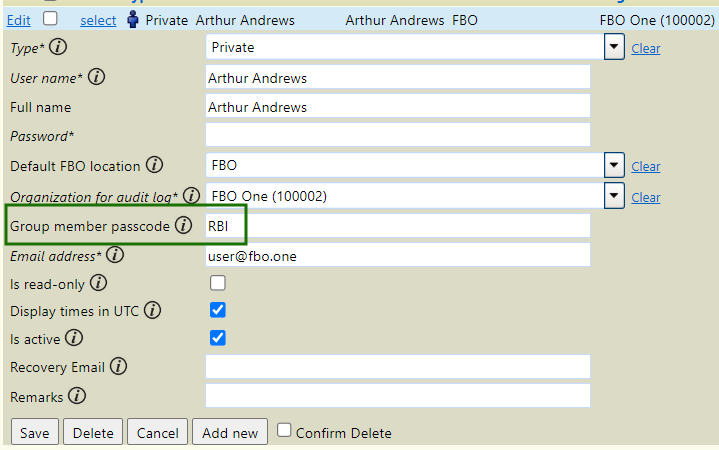 Create A New Group Account – FBO One Helpdesk