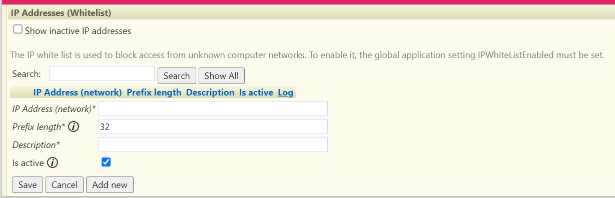 The IP Whitelist – FBO One