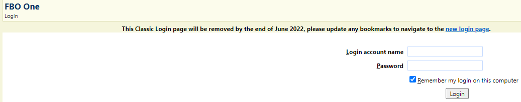 Beta_RedirectToNewLoginPage – FBO One Helpdesk