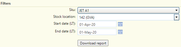 Daily stock query – FBO One