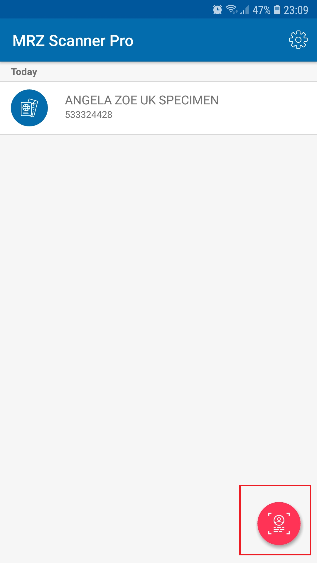 Mobile Device Passport Scanner Application – FBO One Helpdesk