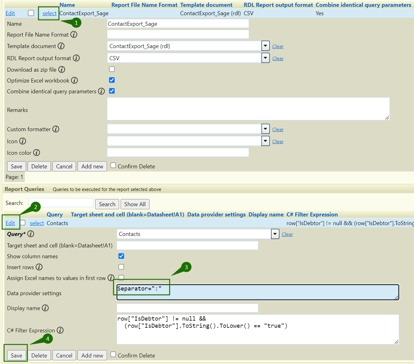 How to change the CSV column delimiter. – FBO One Helpdesk