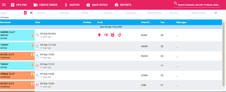Lesson 2: The Operations Screens – FBO One Helpdesk